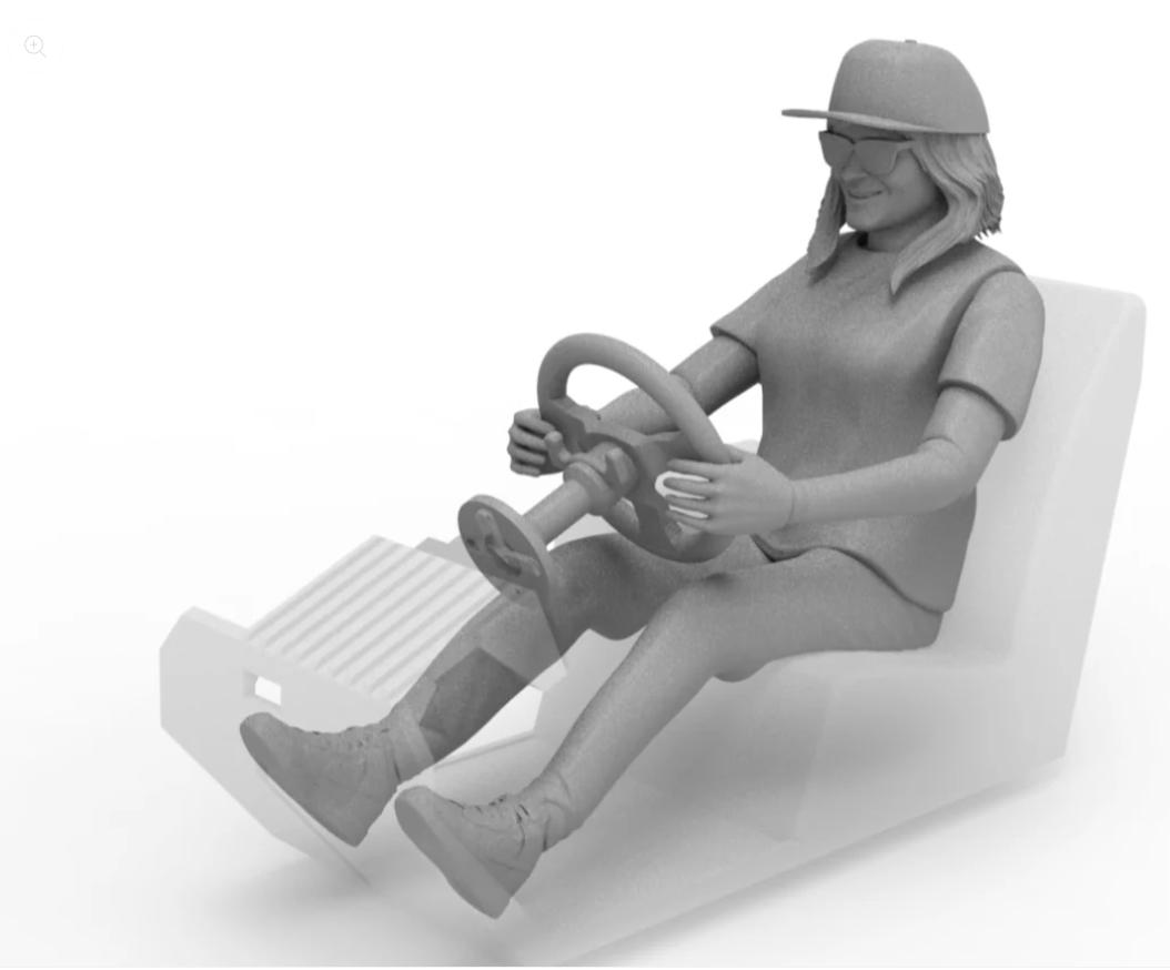 Female RC Driver Figure 1:10 Scale Crawler - 'hayley' RC Girl Knight ...