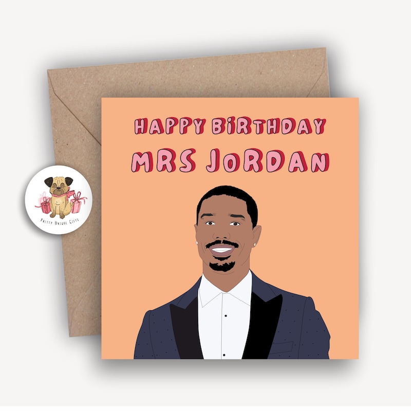 Jordan Birthday Card - Etsy UK
