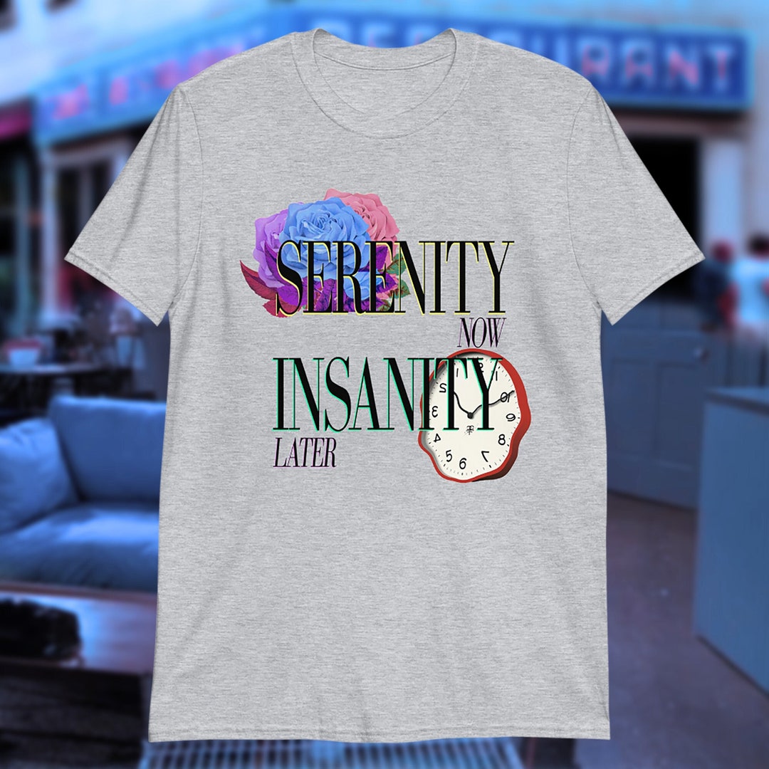 Seinfeld - Serenity Now Insanity Later - Etsy