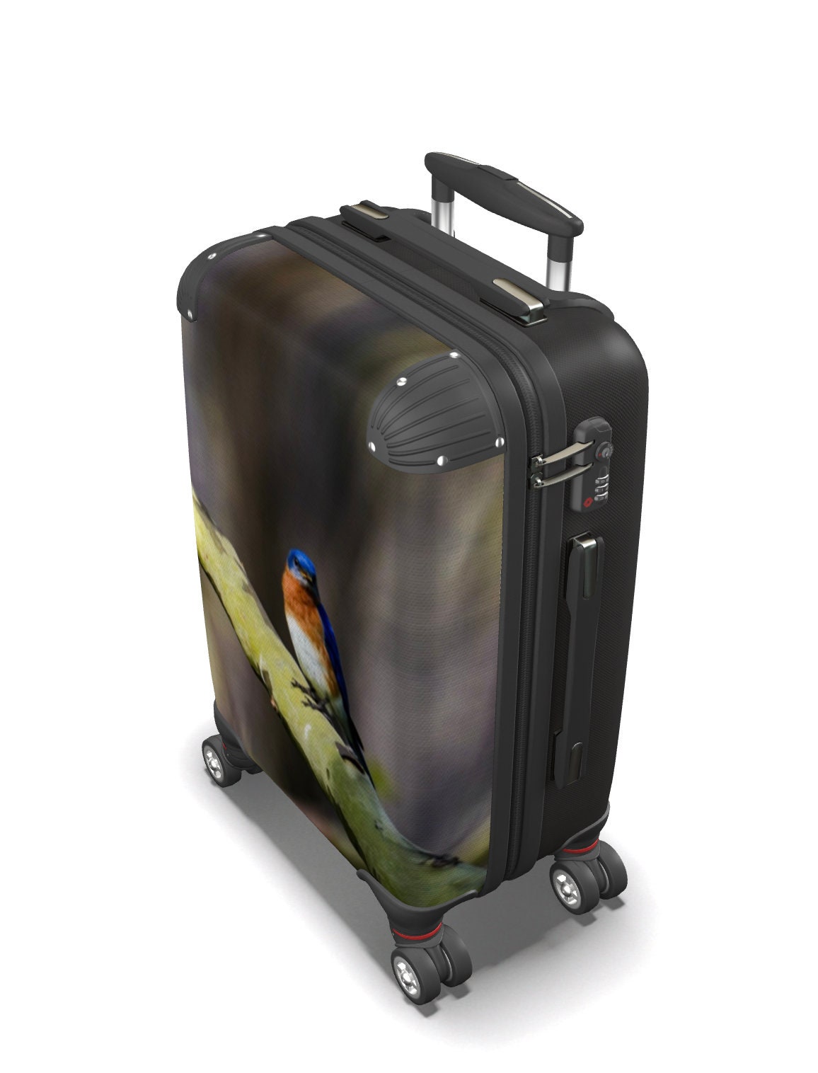 Eastern Blue Bird Suitcase - Etsy