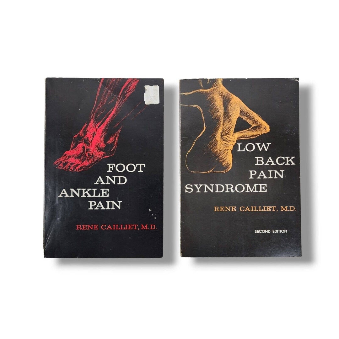Low Back Pain Syndrome Foot and Ankle Pain Books Set Rene Cailliet ...