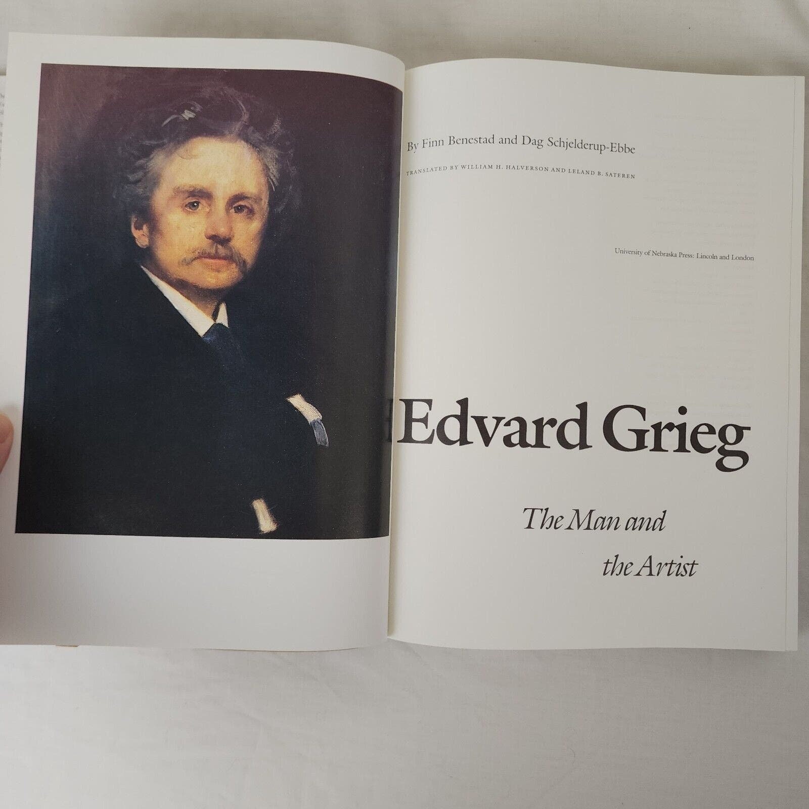 Edvard Grieg : the Man & the Artist by Schjelderup-ebbe and Benestad ...