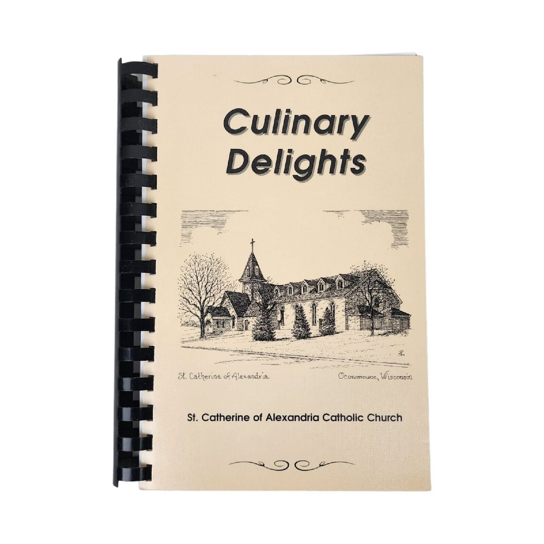 St. Catherine of Alexandria Catholic Church Cookbook VTG Oconomowoc ...
