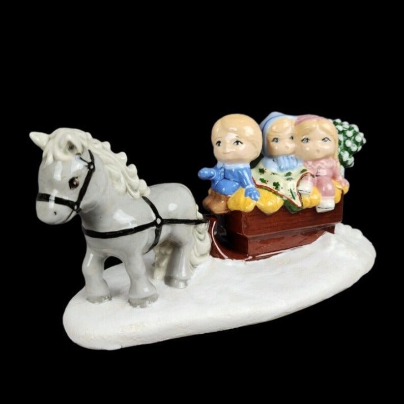 VTG Byron Molds Ceramic Christmas Tree Music Box Walking in a - Etsy