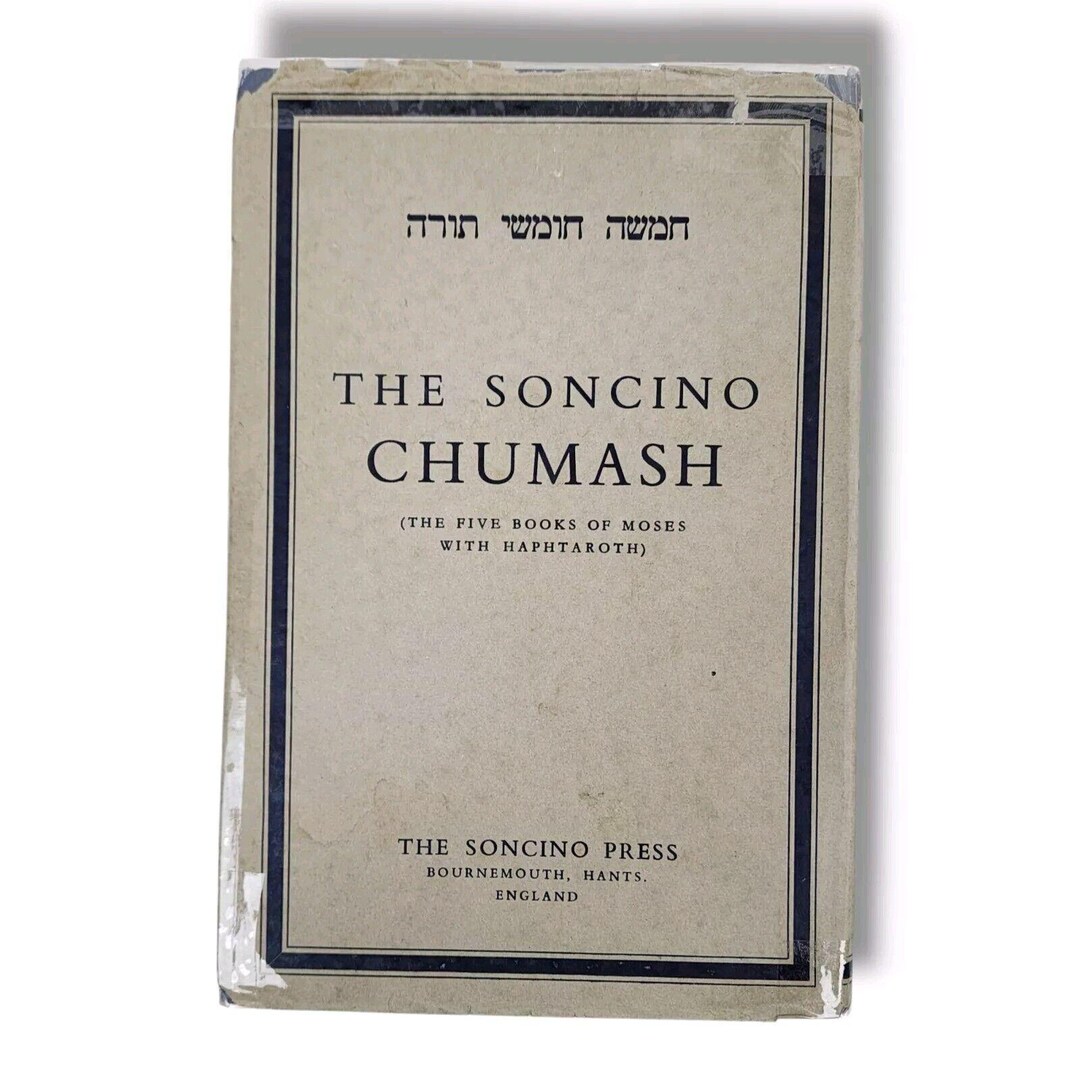 The Soncino Chumash : the 5 Books of Moses With Haphtaroth Hardcover ...