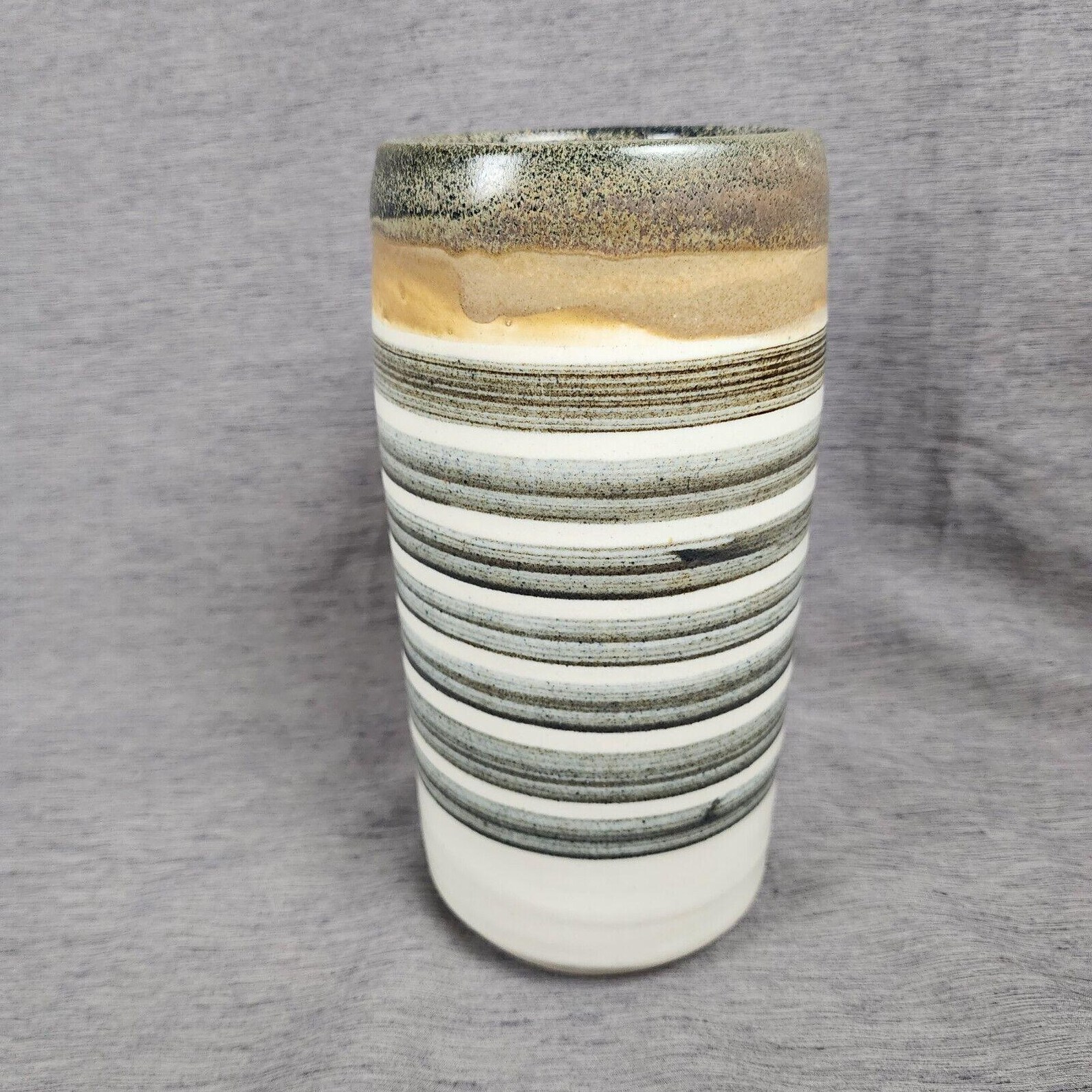 Dean Hoegger Studio Pottery Vase Door County Wisconsin Mid Century ...