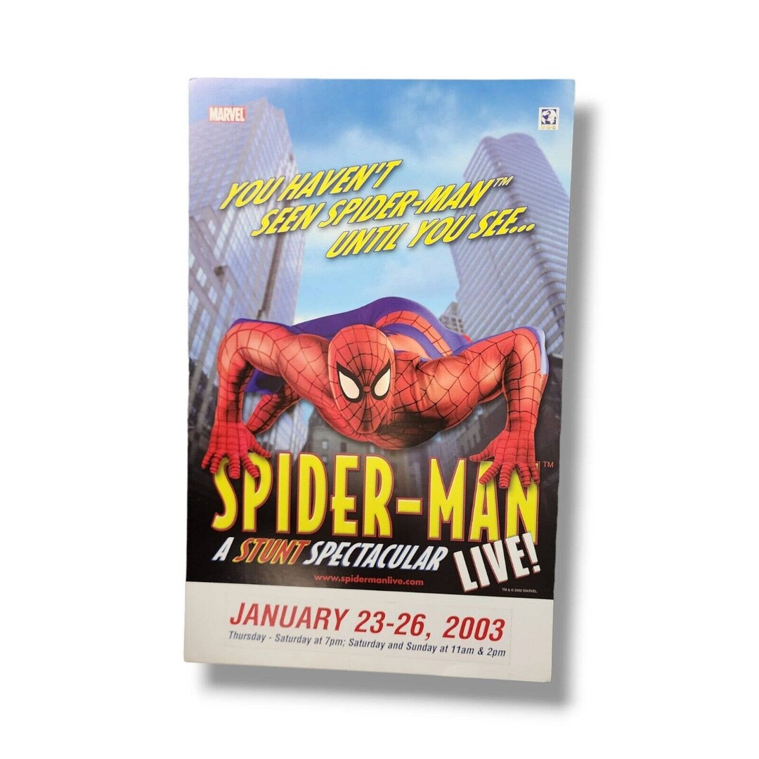 Spiderman A Stunt Spectacular Live Theatre Lobby Card Poster 14" X 22 ...
