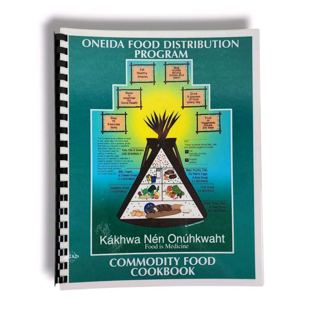 Oneida Food Distribution Program Commodity Food Cookbook Recipes as ...