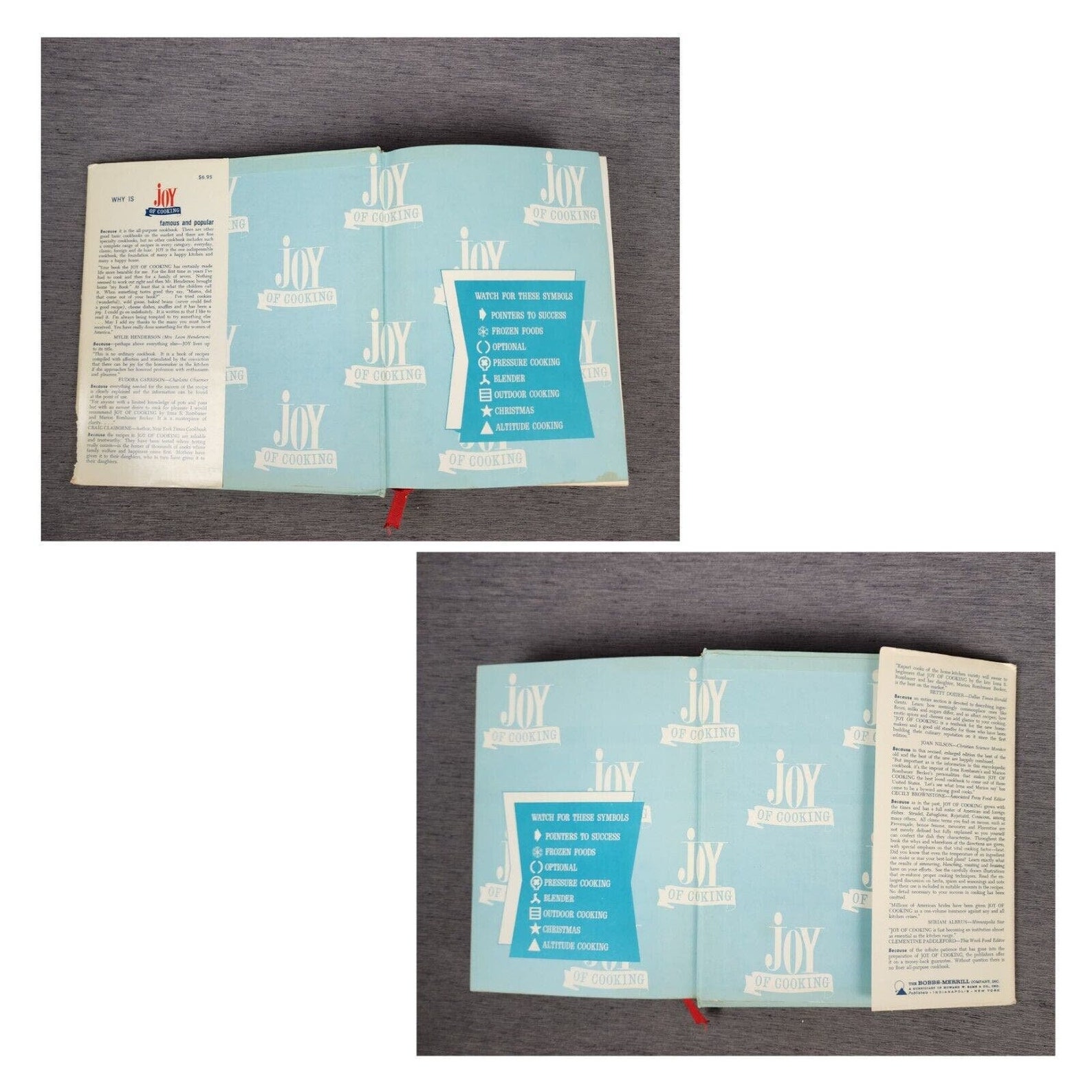 The Joy of Cooking : the All Purpose Cookbook by Irma & Marion Rombauer ...