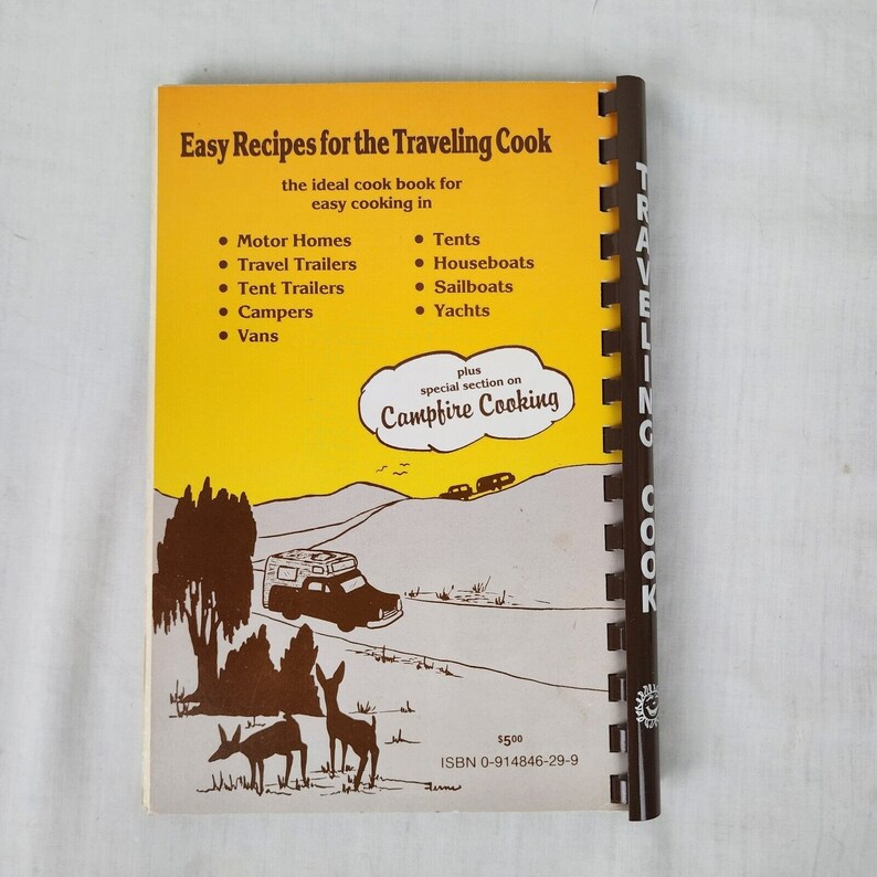 Easy Recipes for the Traveling Cook RV Recipes Cookbook Van Life ...