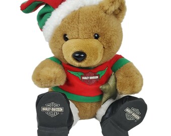 Harley Davidson Teddy Bear - Etsy