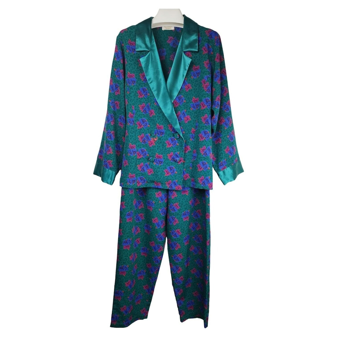 Victoria's Secret Vtg Sleep Set Womens Size Small Floral - Etsy