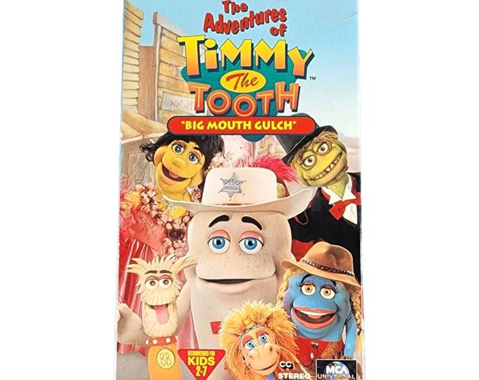 Adventures of Timmy the Tooth VHS NEW SEALED Big Mouth Gulch 1994 Video ...
