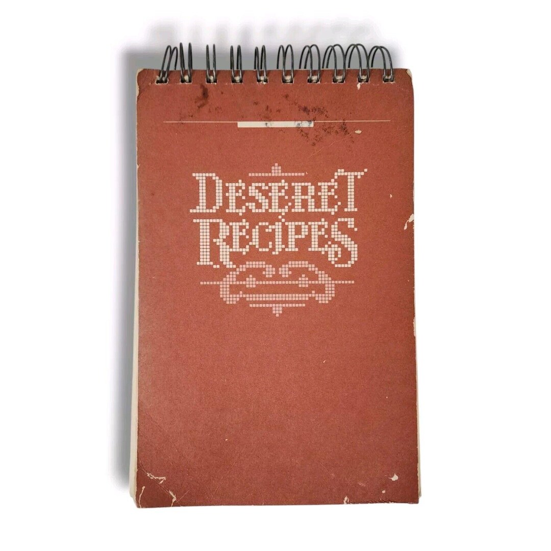 Salt Lake City Utah Cookbook Mormon Church LDS Recipes Vintage Desserts ...