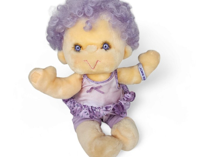 VTG Hugga Bunch Impkins Plush Stuffed Doll Toy Purple Lavender Baby ...