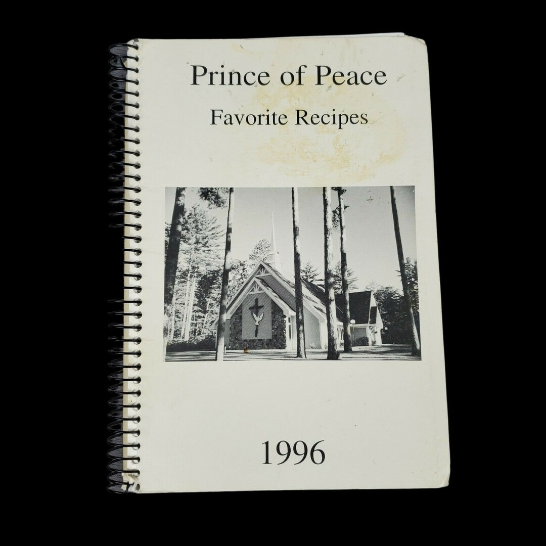 Prince of Peace Lutheran Church Cookbook Eagle River Wisconsin - Etsy