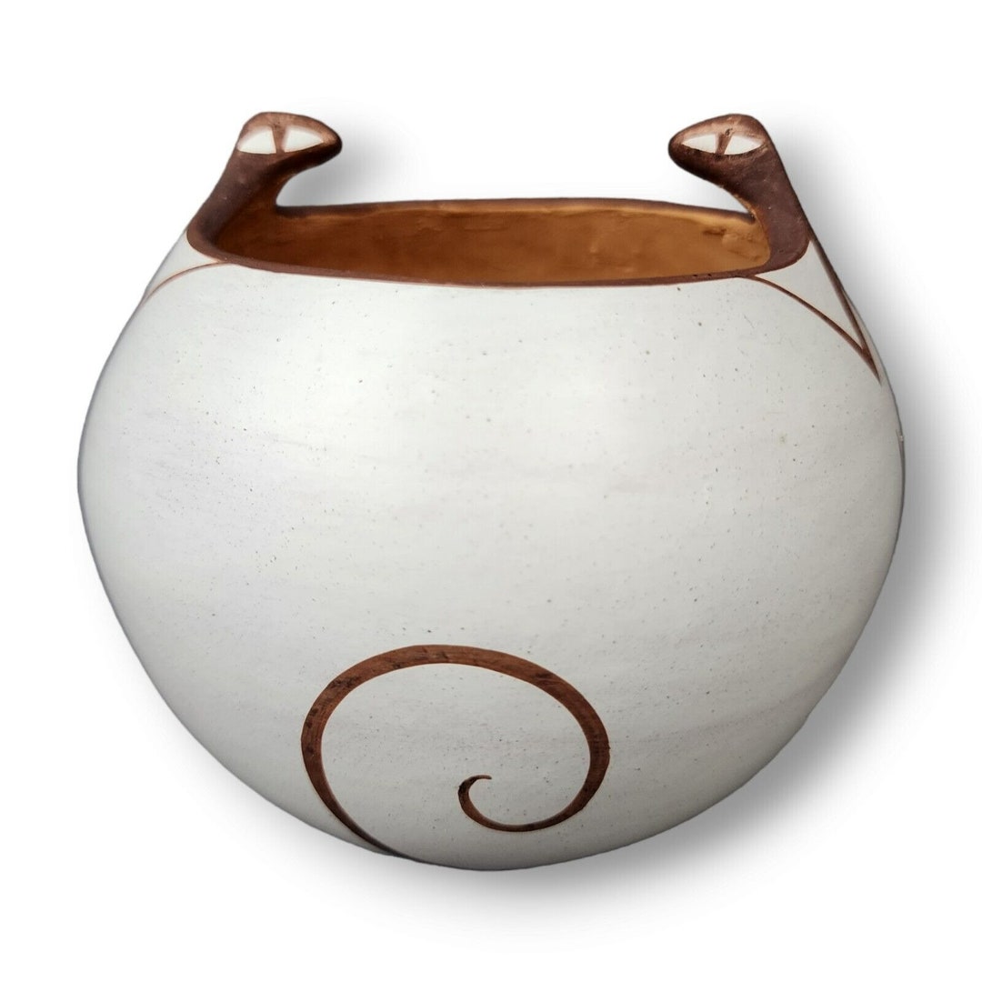 Pueblo Zuni Pottery Lizard Pot Anderson Jaime Avelia Peynetsa New ...
