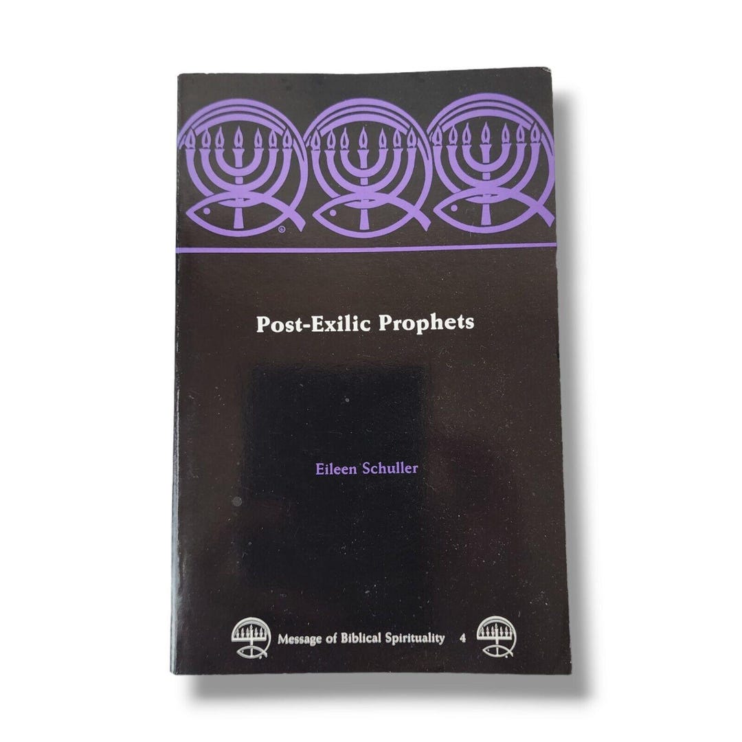Buy Post Exilic Prophets : Message of Biblical Spirituality by Eileen ...