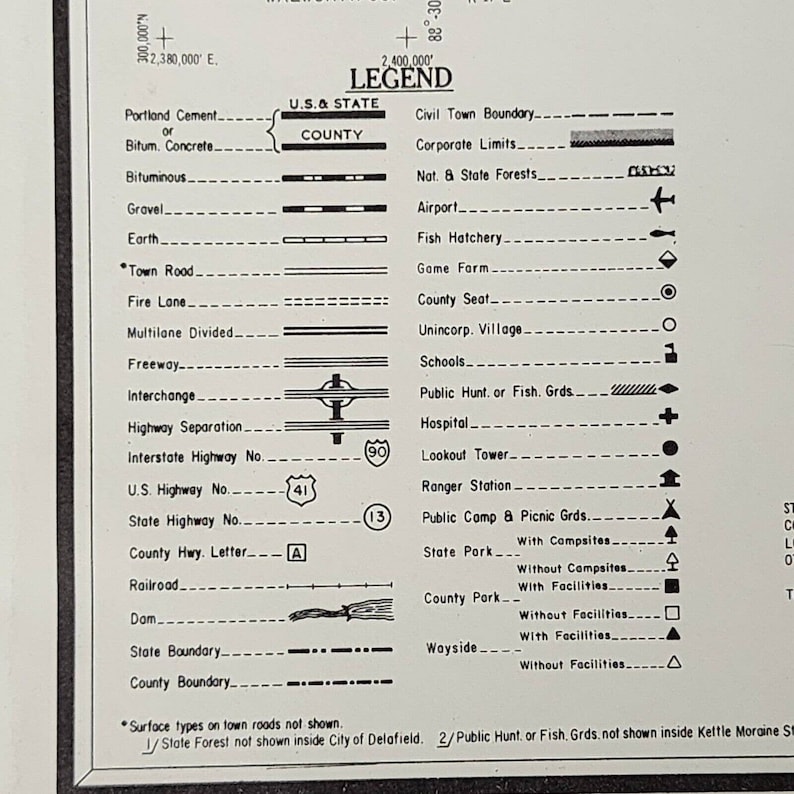 VTG Waukesha County Map Wisconsin Department of Transportation Highways ...
