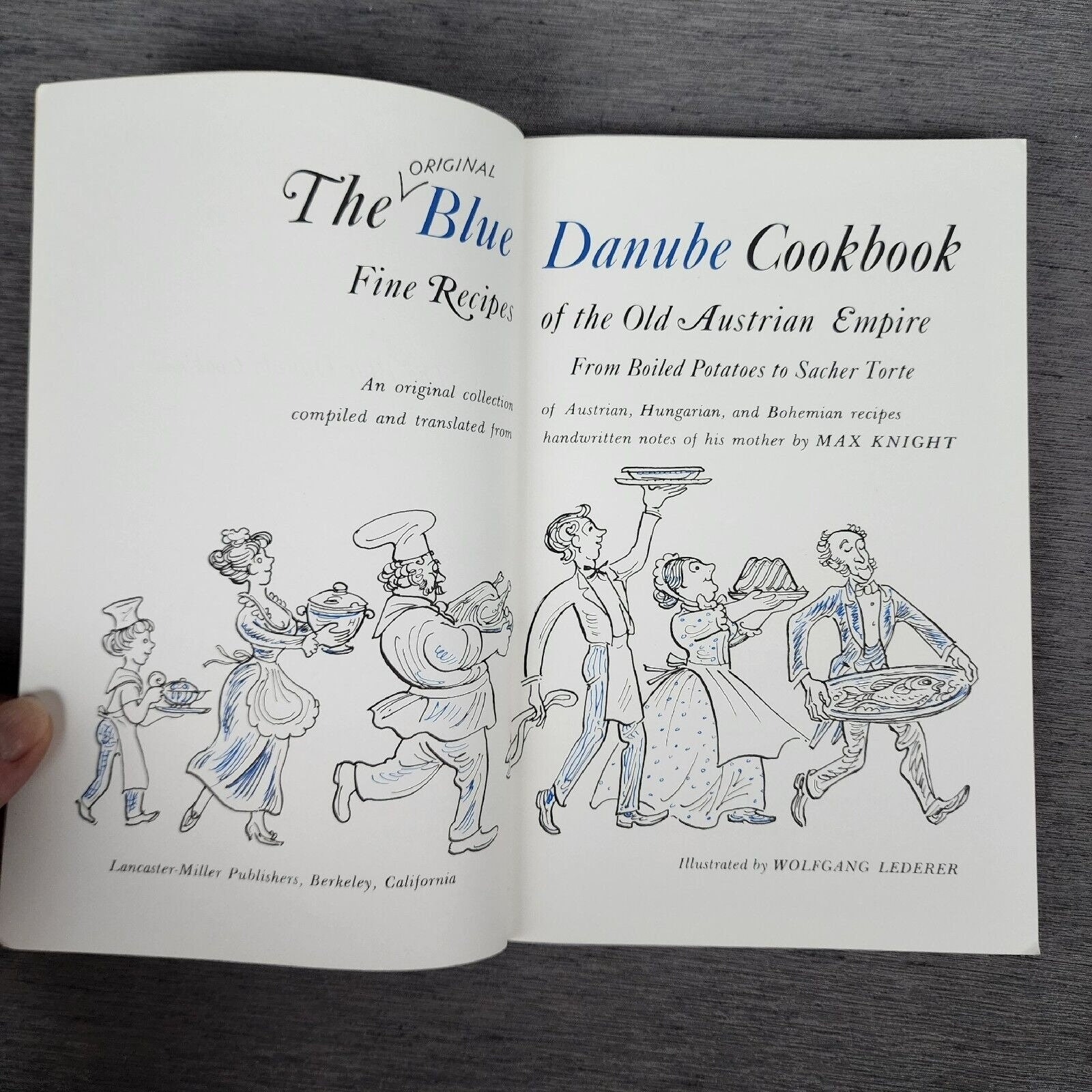 The Original Blue Danube Cookbook Fine Recipes of Old Austrian Empire ...