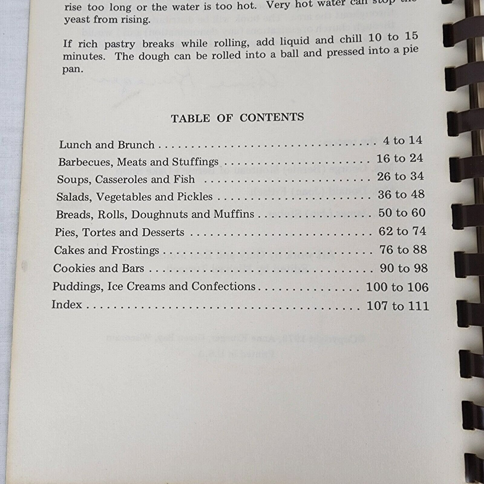 In the Kitchen With Anne Krueger Cookbook Vintage Green Bay Wisconsin ...