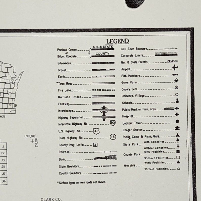 VTG Jackson County Map Wisconsin Department of Transportation Highways ...
