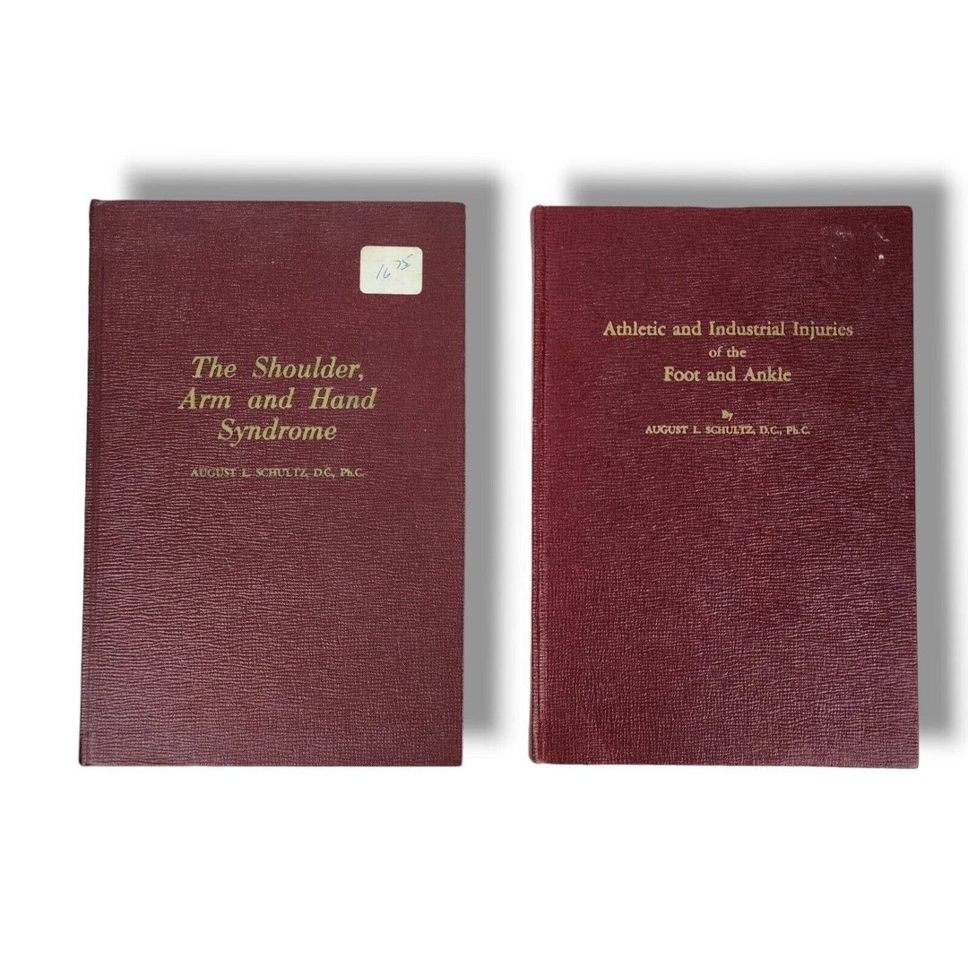 August Schultz Books Foot Ankle Shoulder Arm Hand Athletic Industrial ...