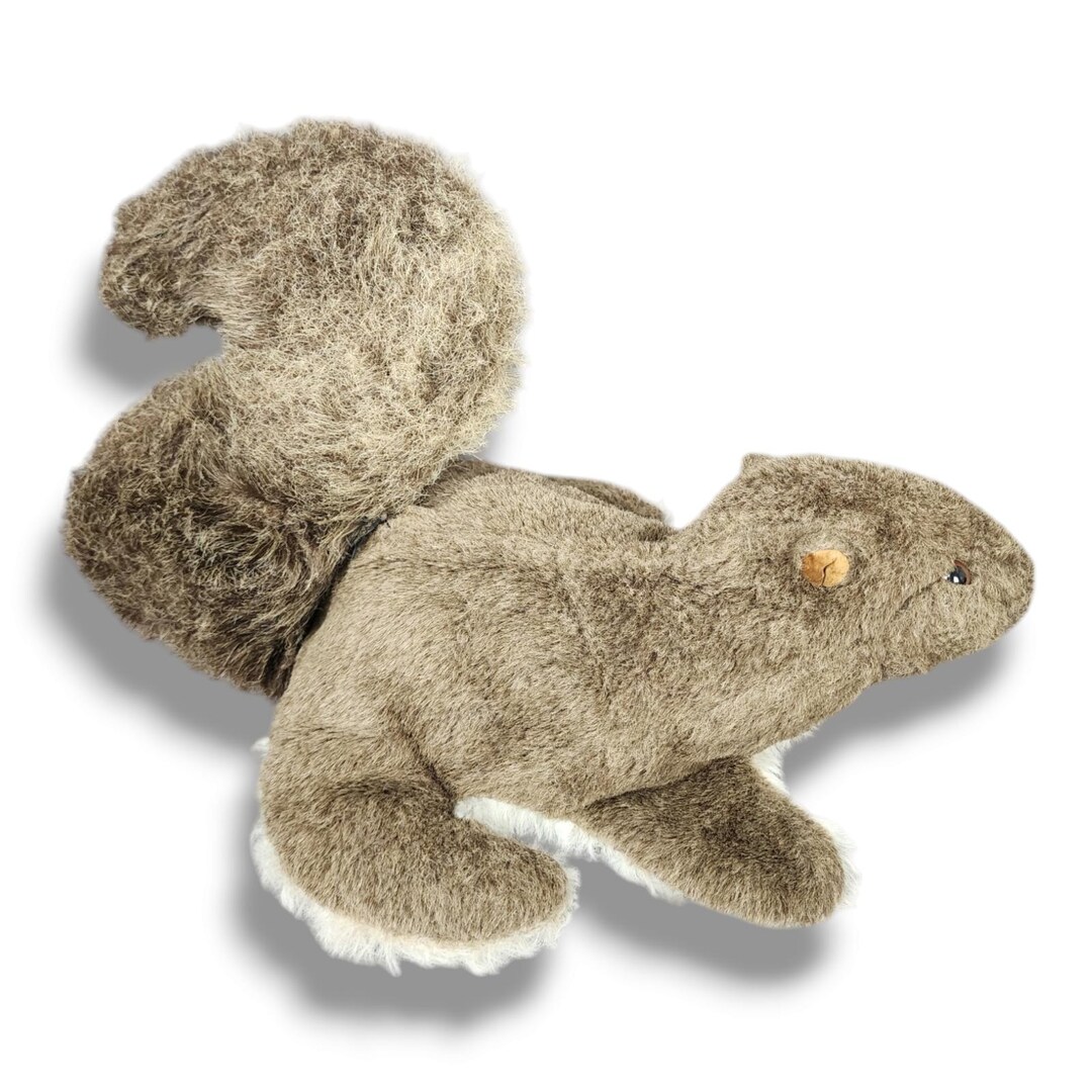 Folkmanis Gray Brown Squirrel Full Body Hand Puppet Plush Stuffed ...