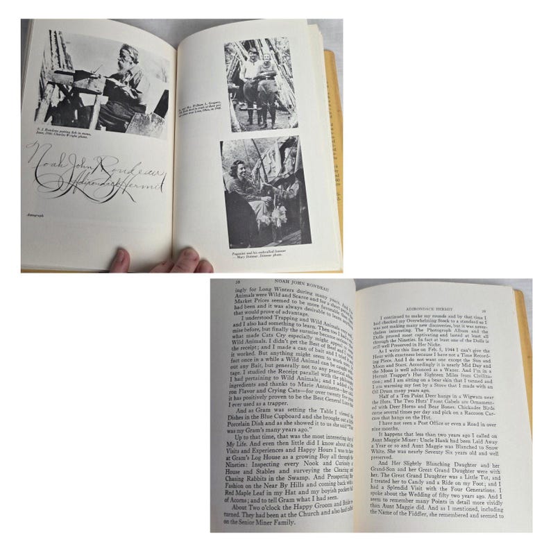 Noah John Rondeau : Adirondack Hermit SIGNED Hardcover Copy Maitland De ...