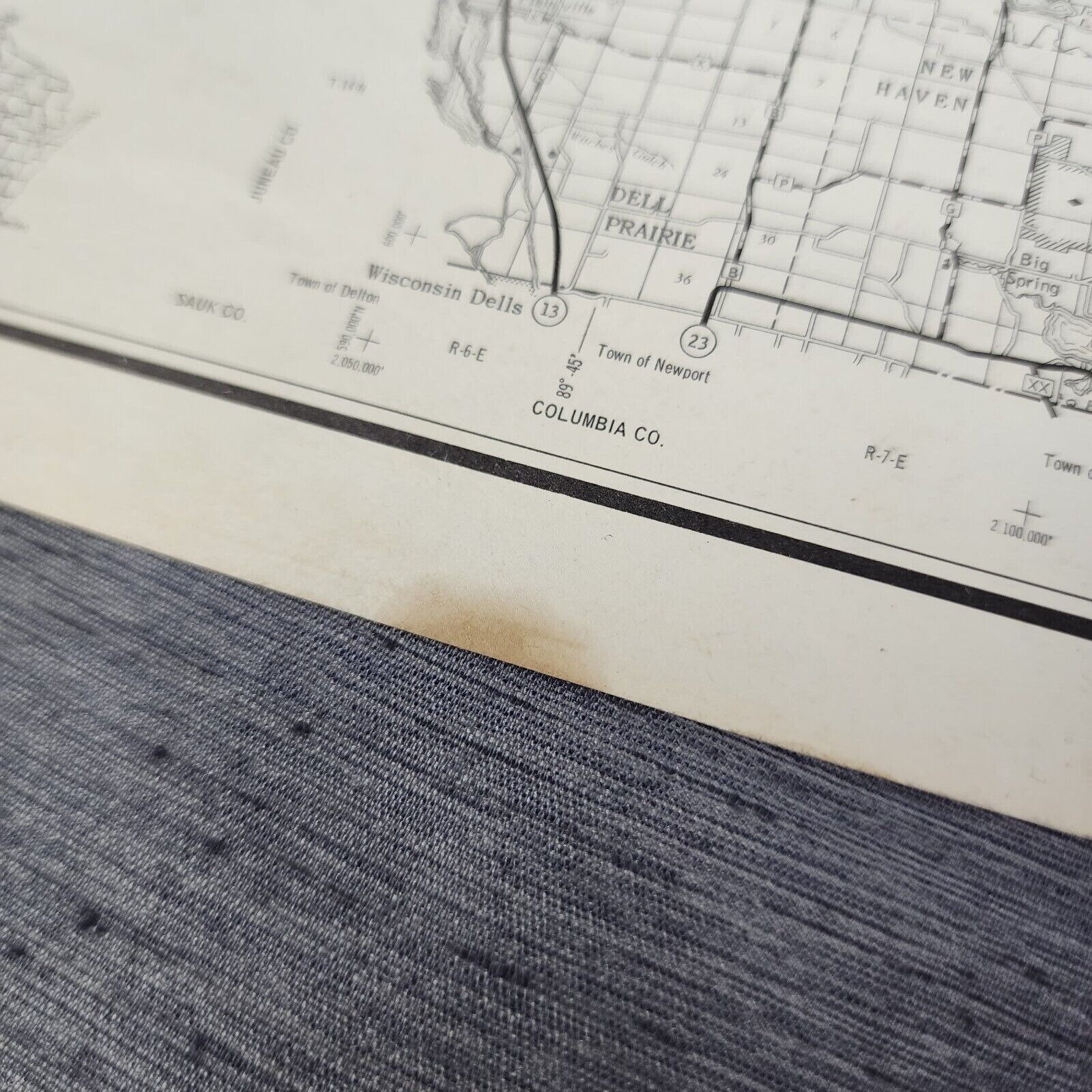 VTG Adams County Map Wisconsin Department of Transportation Highways ...
