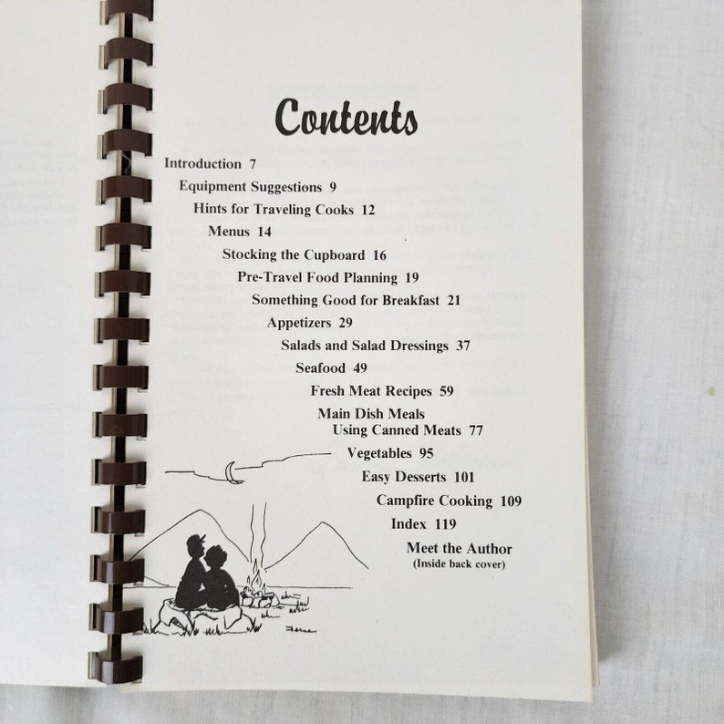 Easy Recipes for the Traveling Cook RV Recipes Cookbook Van - Etsy