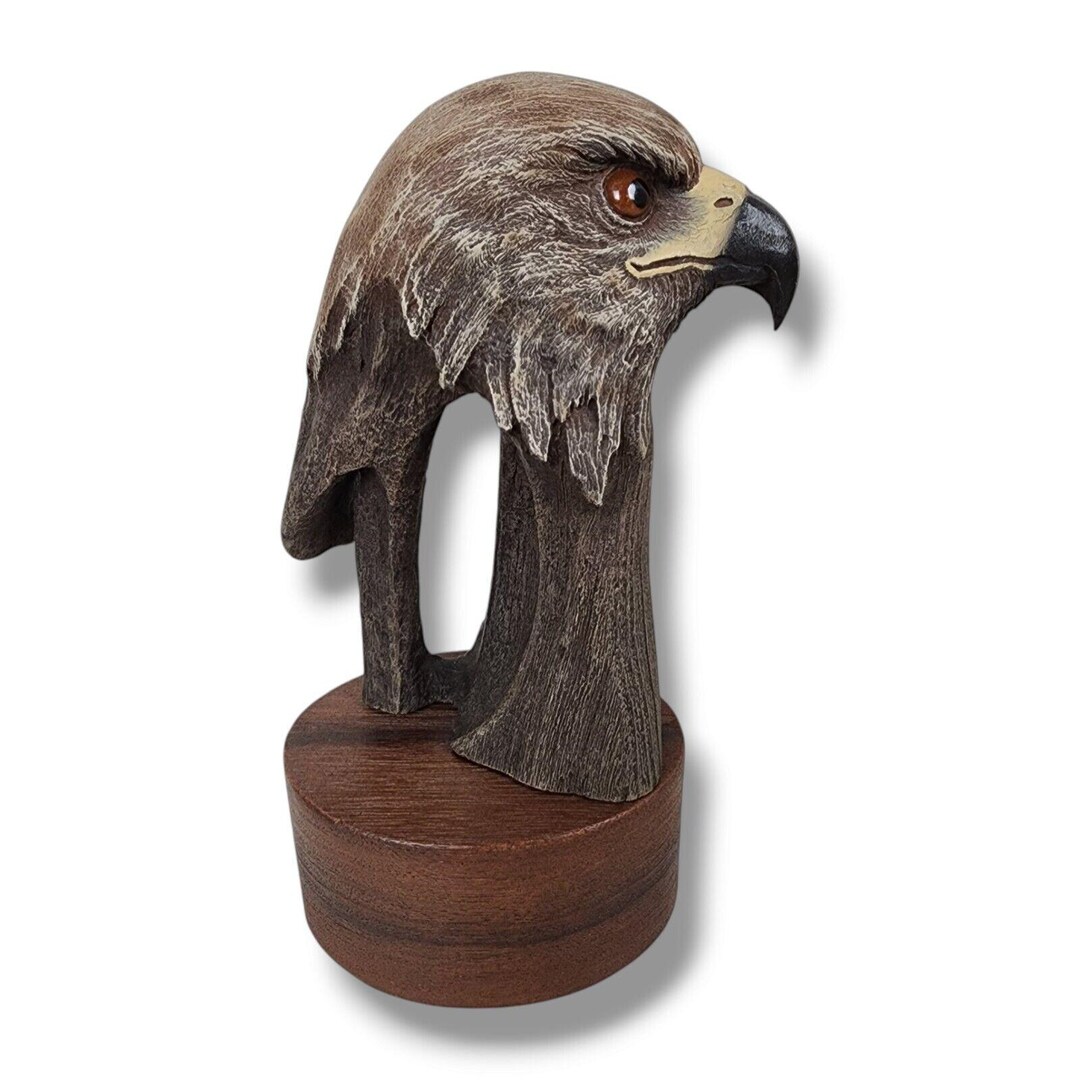 Vintage Rick Cain Eagle Art Sculpture Aerial Hunter Limited Edition 7. ...