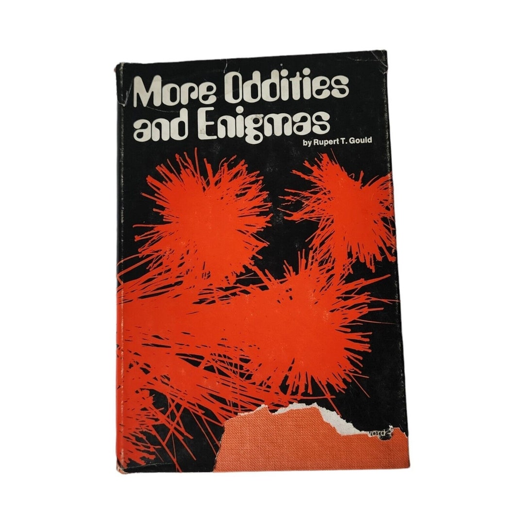 More Oddities and Enigmas Hardcover Book by Rupert T Gould 1974 Tricks ...
