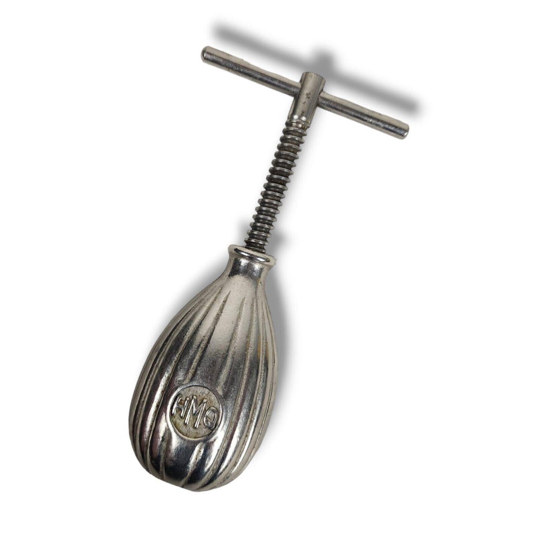 Vintage HMQ Quackenbush Nutcracker T Bar Screw Type Hand Crank Steel ...