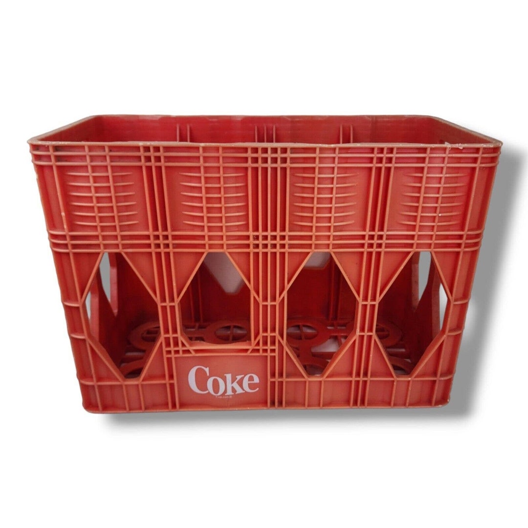 Vintage COCA COLA Soda Pop 2 Liter Bottle Crate Carrier Stackable ...
