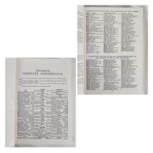 Crudens Complete Concordance Bible King James & Revised Version 1949 ...