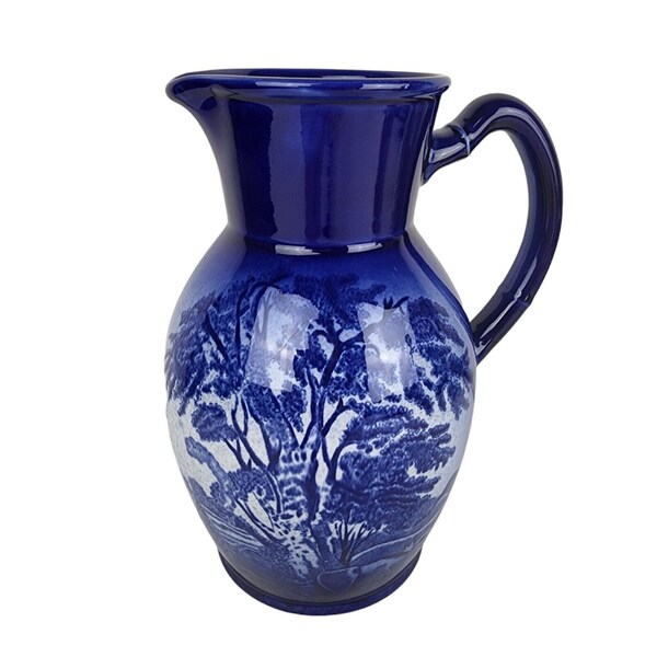 Flow Blue Pitcher - Etsy