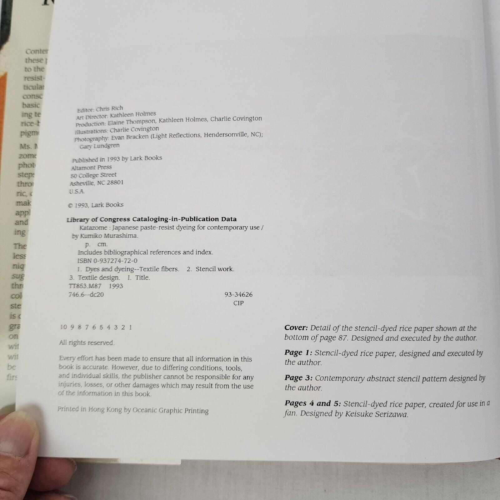 Katazome : Japanese Paste-resist Dyeing for Contemporary Use - Etsy