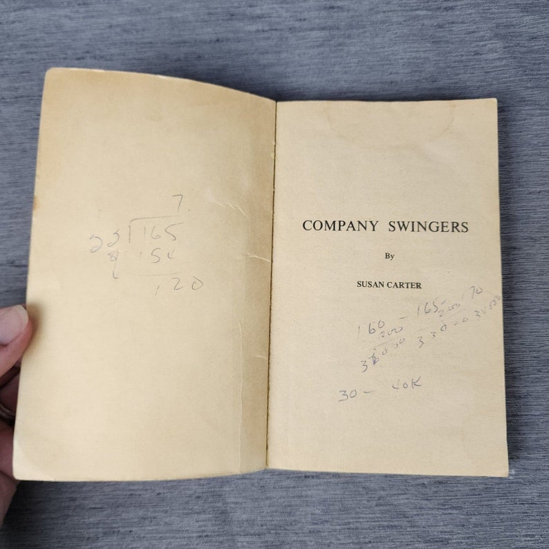 Company Swingers A Rear Window Series RWS 428 Paperback Book Susan ...