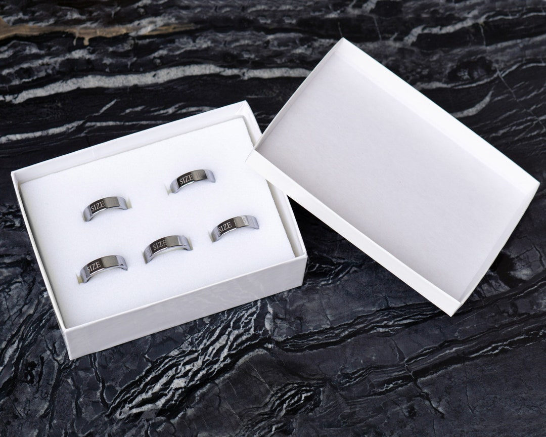 Ring Sizer Kit, Wedding Band Sizing Kit, Titanium Ring Sizers - Add on ...