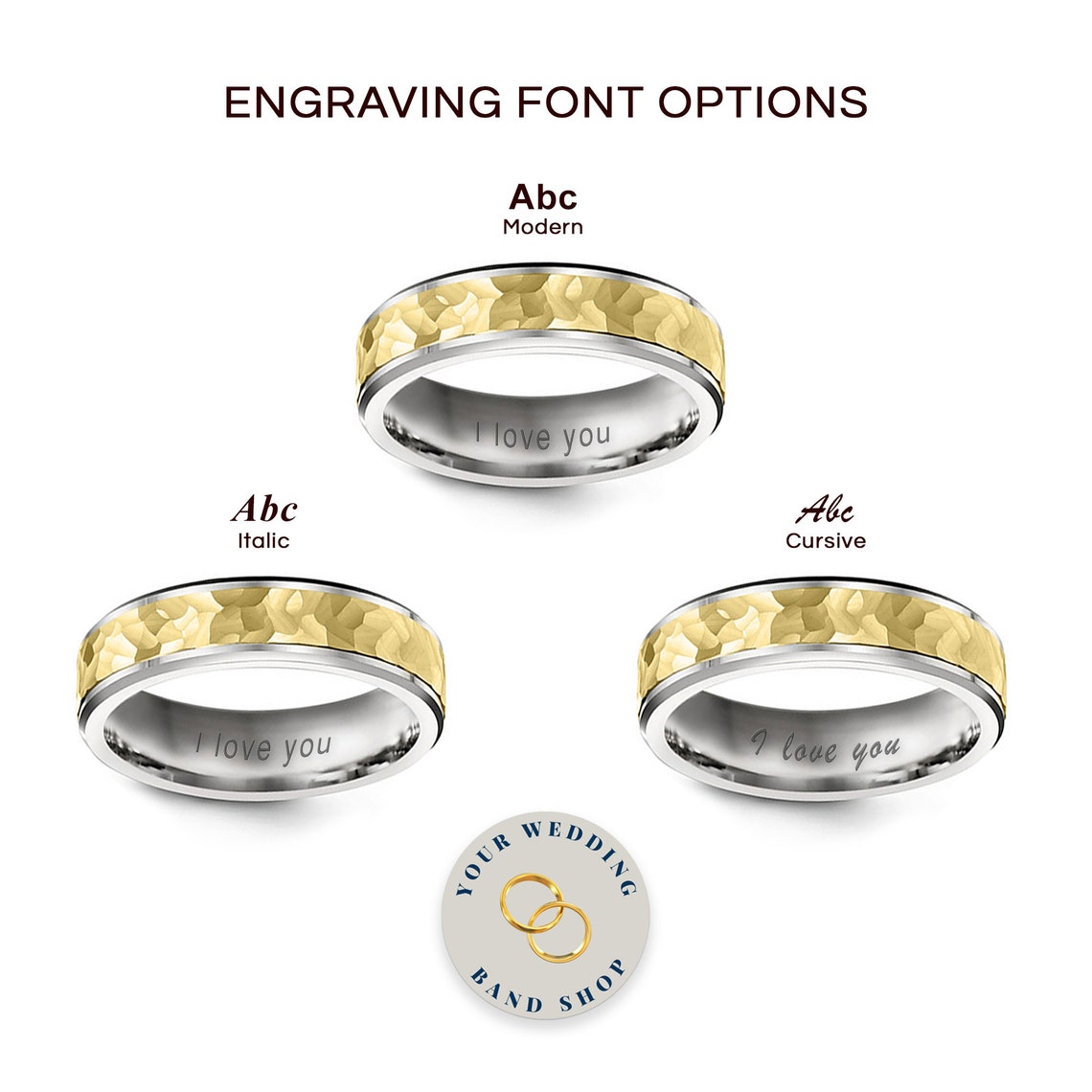 Men's Classic Pattern Milgrain Wedding Band in 10k 14k - Etsy