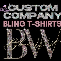 Custom Rhinestone Shirt: Personalized Bling Apparel - Etsy
