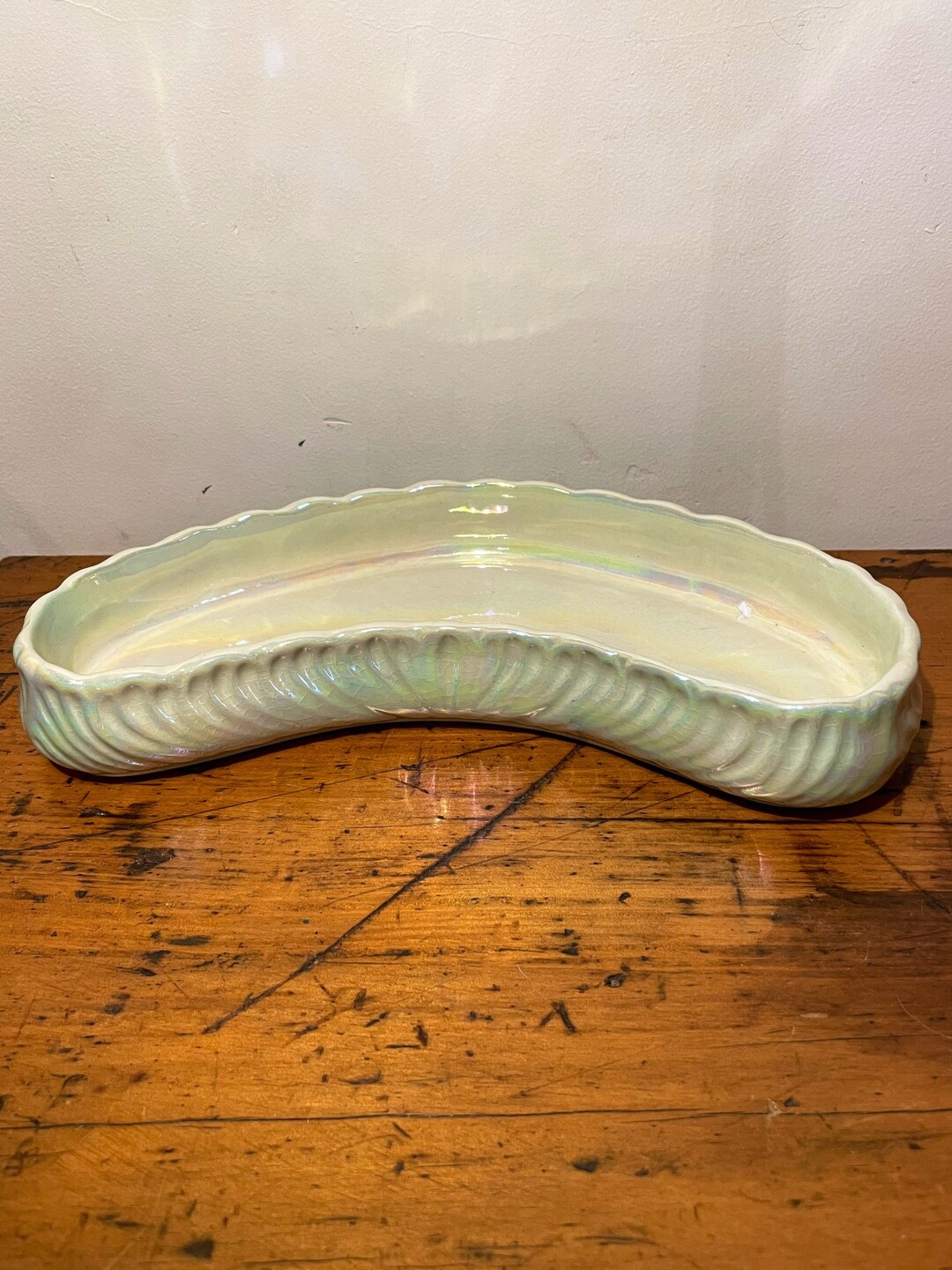 Braemore shallow vase dish lustreware - Etsy.de
