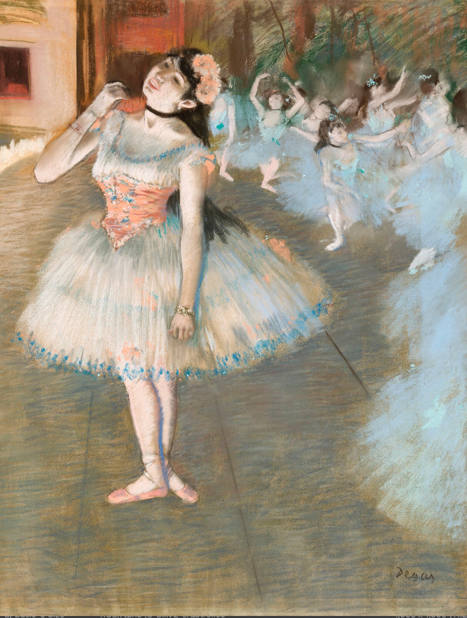 Antique Ballerina Dancer Digital Print Vintage Painting - Etsy