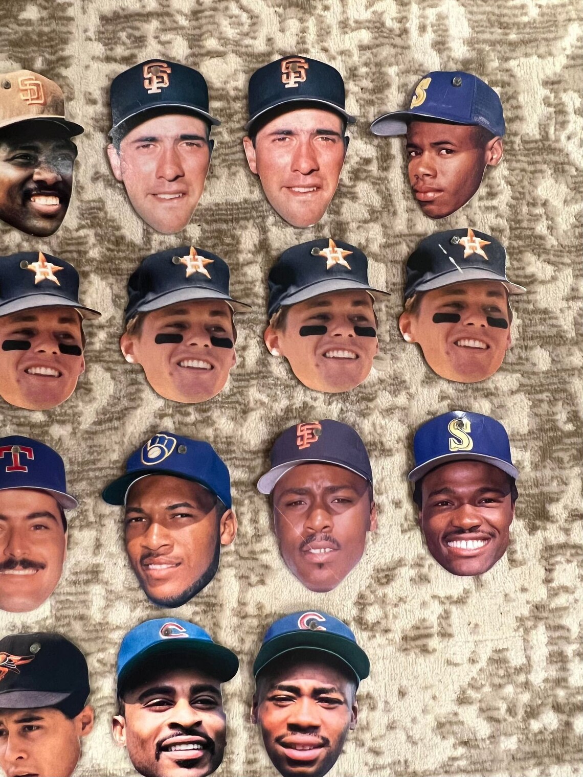 1990 Topss Baseball Cards - Big Heads - Vintage Oversized Sports Cards ...