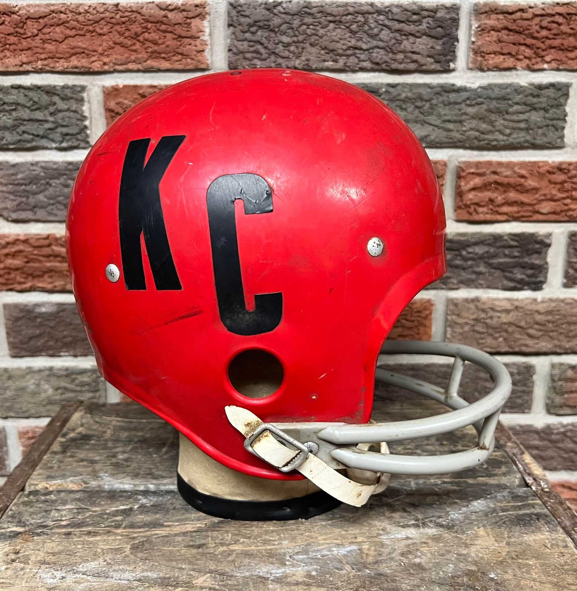 Spalding Titanite Johnny Unitas Football Helmet Kansas City - Etsy