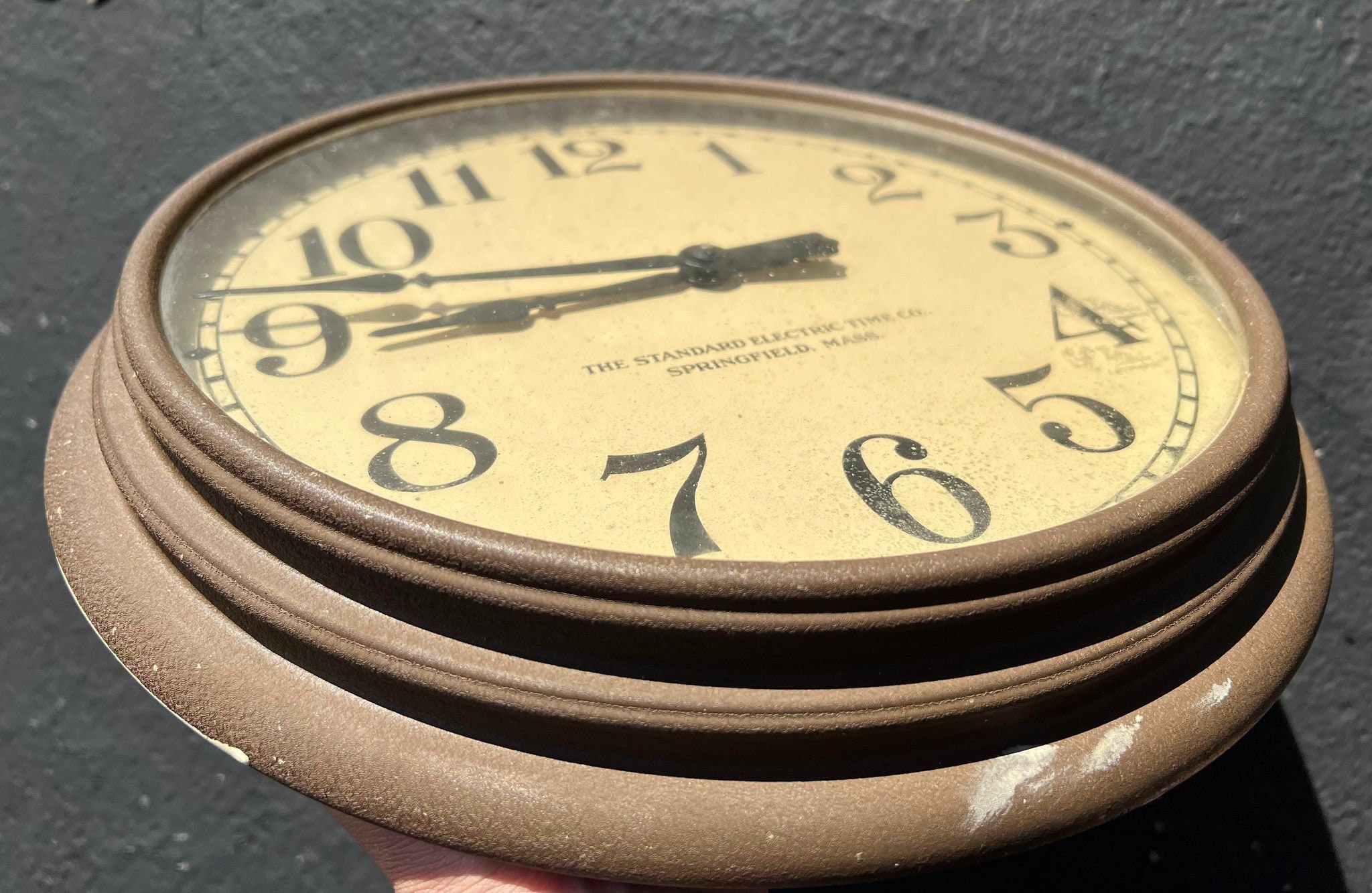 The Standard Electric Time Co. Springfield Mass. Vintage - Etsy