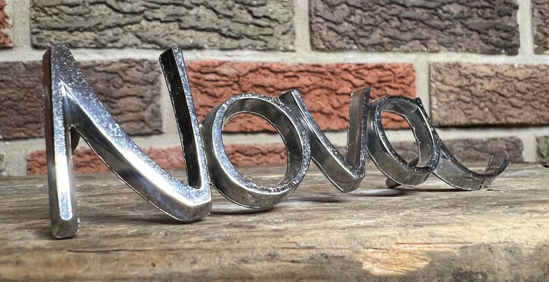 Vintage Chevy Nova Chrome Car Emblem - Classic Muscle Car Antique ...