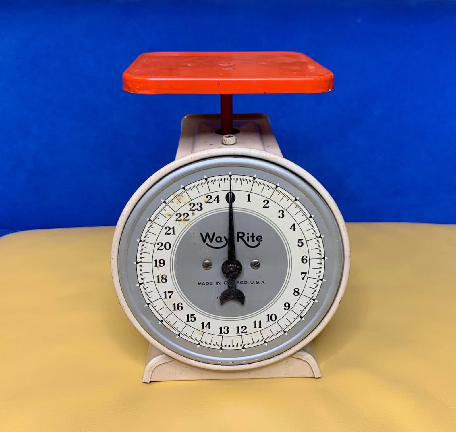 Retro Way Rite Kitchen Scale - 25 Lbs. - Vintage Home Decor - Made in ...