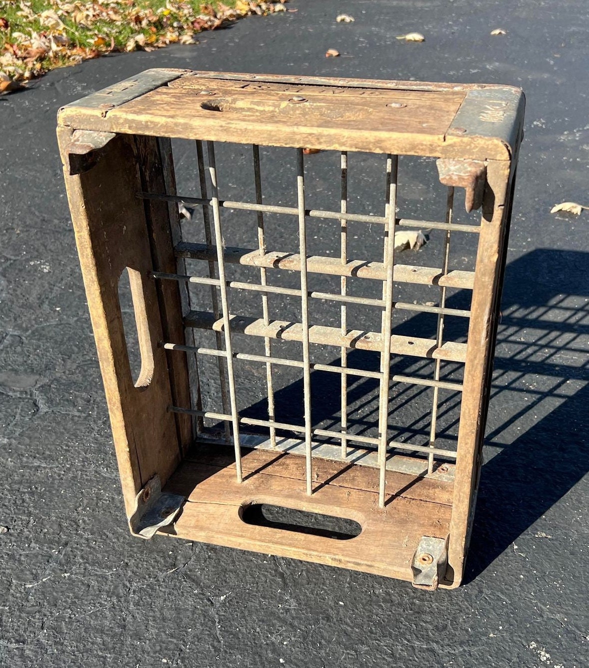 Antique Sealtest Milk Crate - Vintage Industrial Stackable Dairy Crate ...